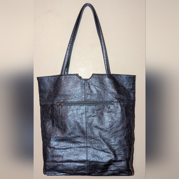 Wilsons Leather | Bags | Wilsons Leather Real Leather Tote Metallic ...